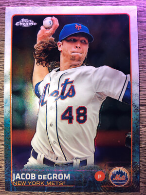 JACOB deGROM 2015 Topps Chrome- 2nd Year Card #183 - Texas | eBay
