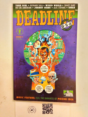 Deadline #2 NM Dark Horse Books Tank Girl Gwar Johnny Nemo 28 HH32 | eBay
