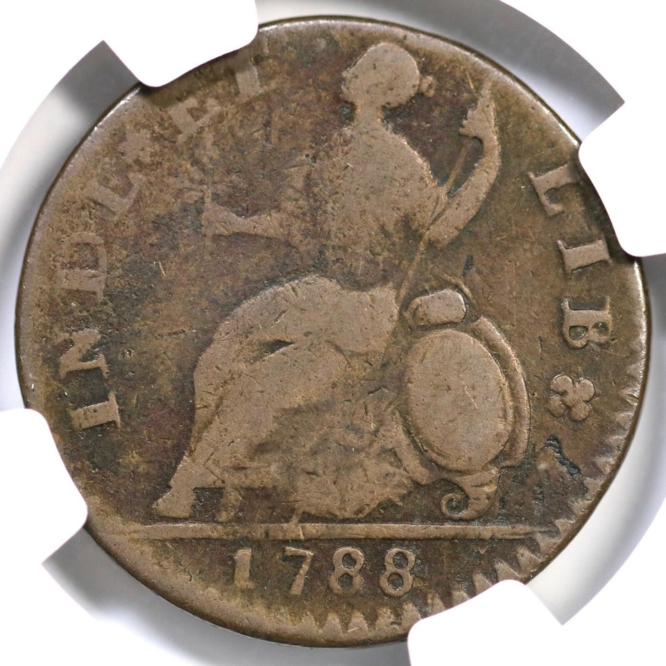 1788 5-B.2 R-5 NGC VG Details Connecticut Colonial Copper Coin | eBay
