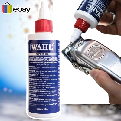 Clipper Oil Wahl Hair Clippers Trimmer Shaver Blade Lubricant Lube 4oz ...