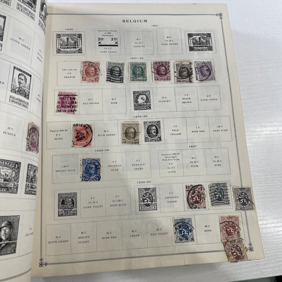 Scott International Junior Postage Stamp Album 1921 W/ Stamps ...