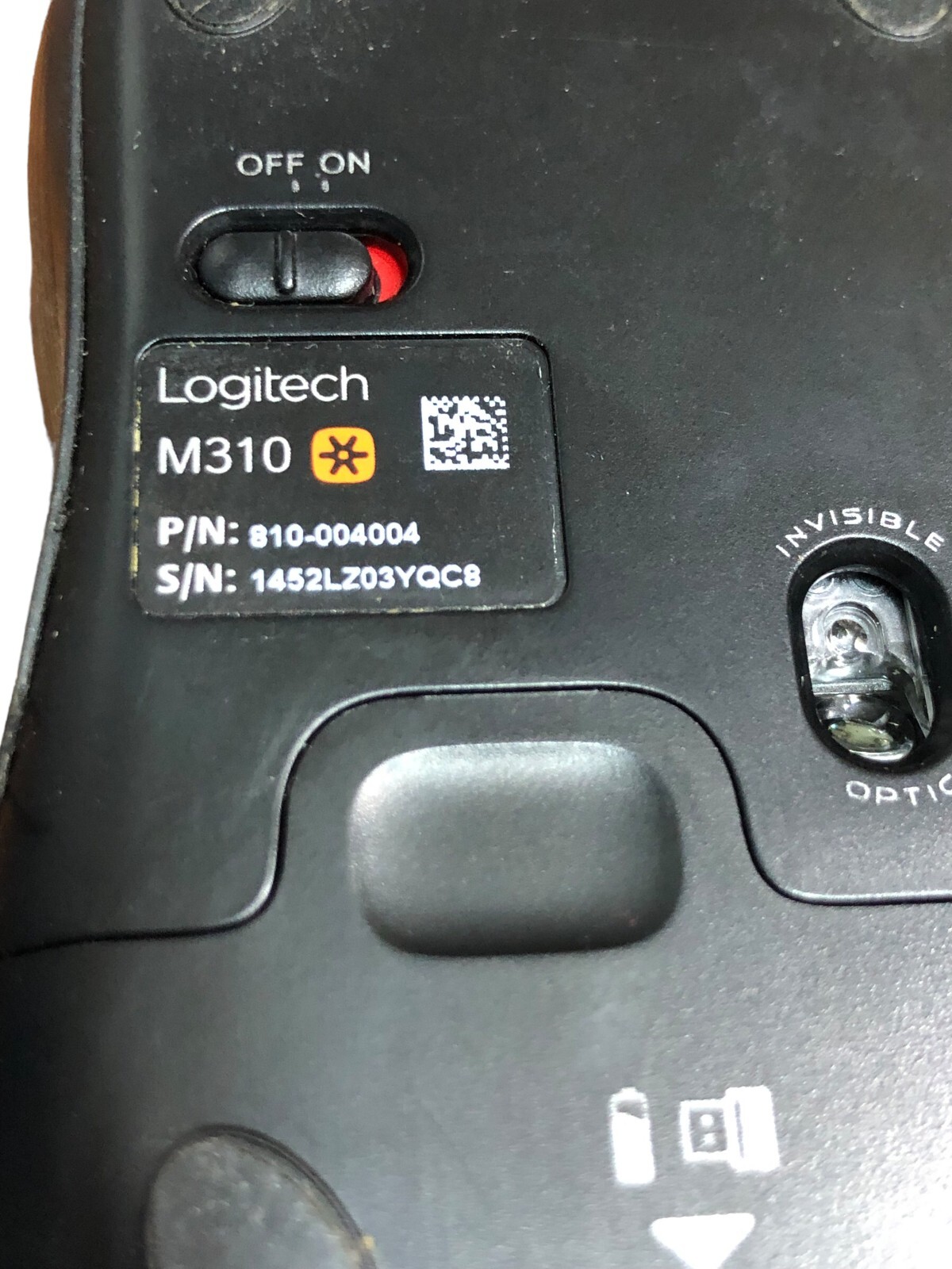 Lot of 5 Logitech M310 Wireless Optical Mouse Silver without USB ...