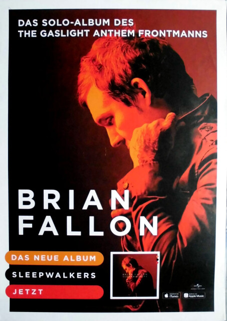 FALLON, BRIAN - GASLIGHT ANTHEM - 2018 - Promotion - Sleepwalkers ...