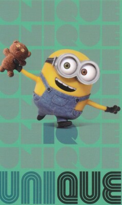 MINIONS THE MOVIE DOG TAG SINGLE STICKER CARD #21 FROM 2015 | eBay