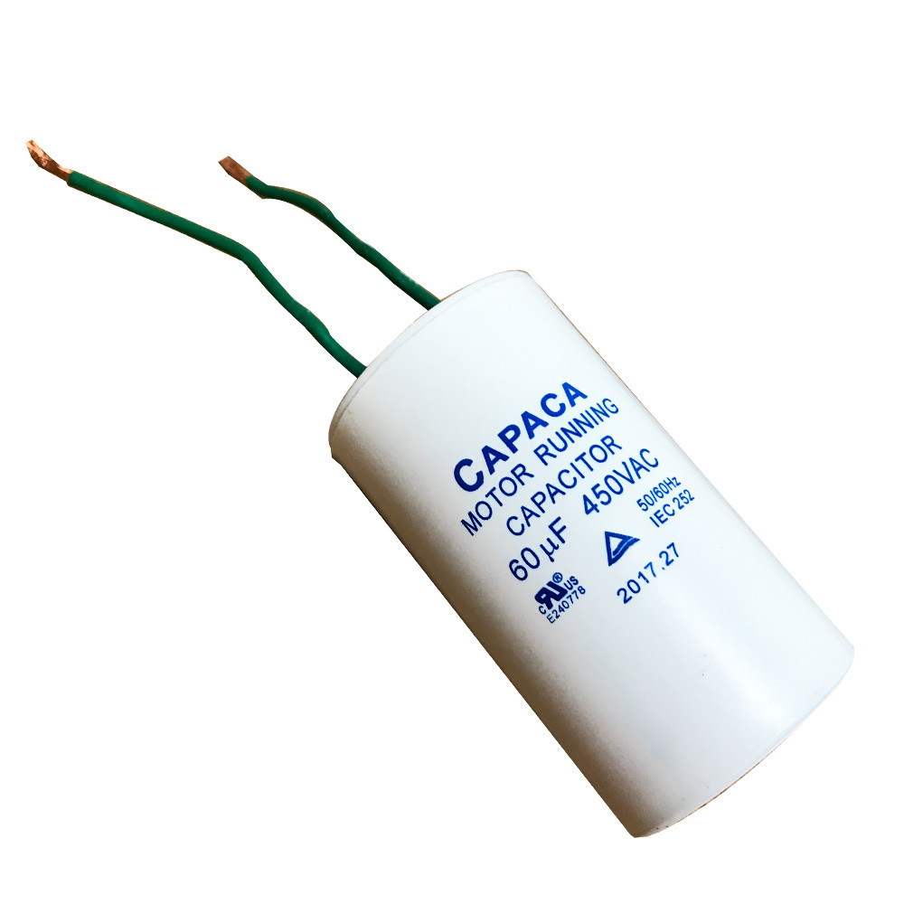 Motor Running starting Capacitor both 60uF 450vac for power unit car ...