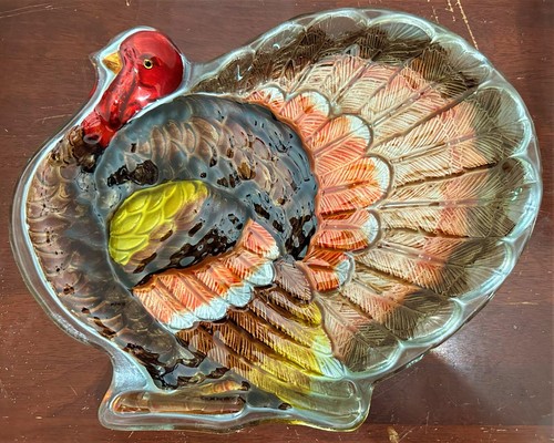 Turkey Glass Candy Dish Serving New Never Used | eBay
