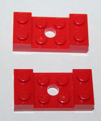 2 x Lego Red Mudguard ref 60212/set 40138 40028 40079 8638 7288 40220 ...