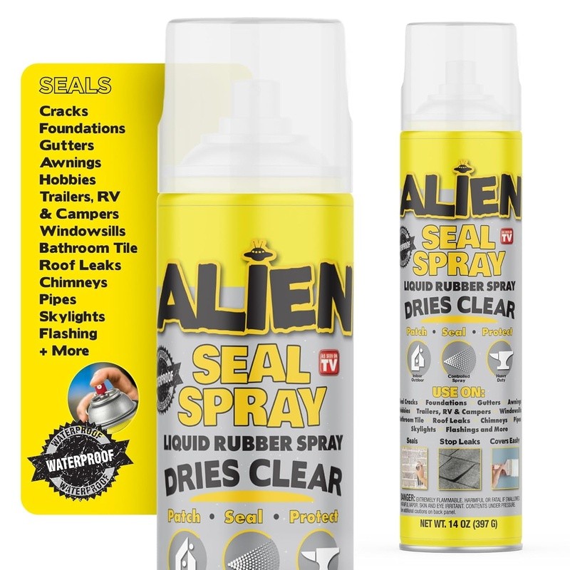 Waterproof Sealant Spray Clear Caulk Liquid Rubber Indoor Outdoor ...