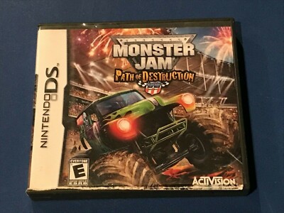 Monster Jam: Path of Destruction (Nintendo DS,2010) Case and Game Only ...