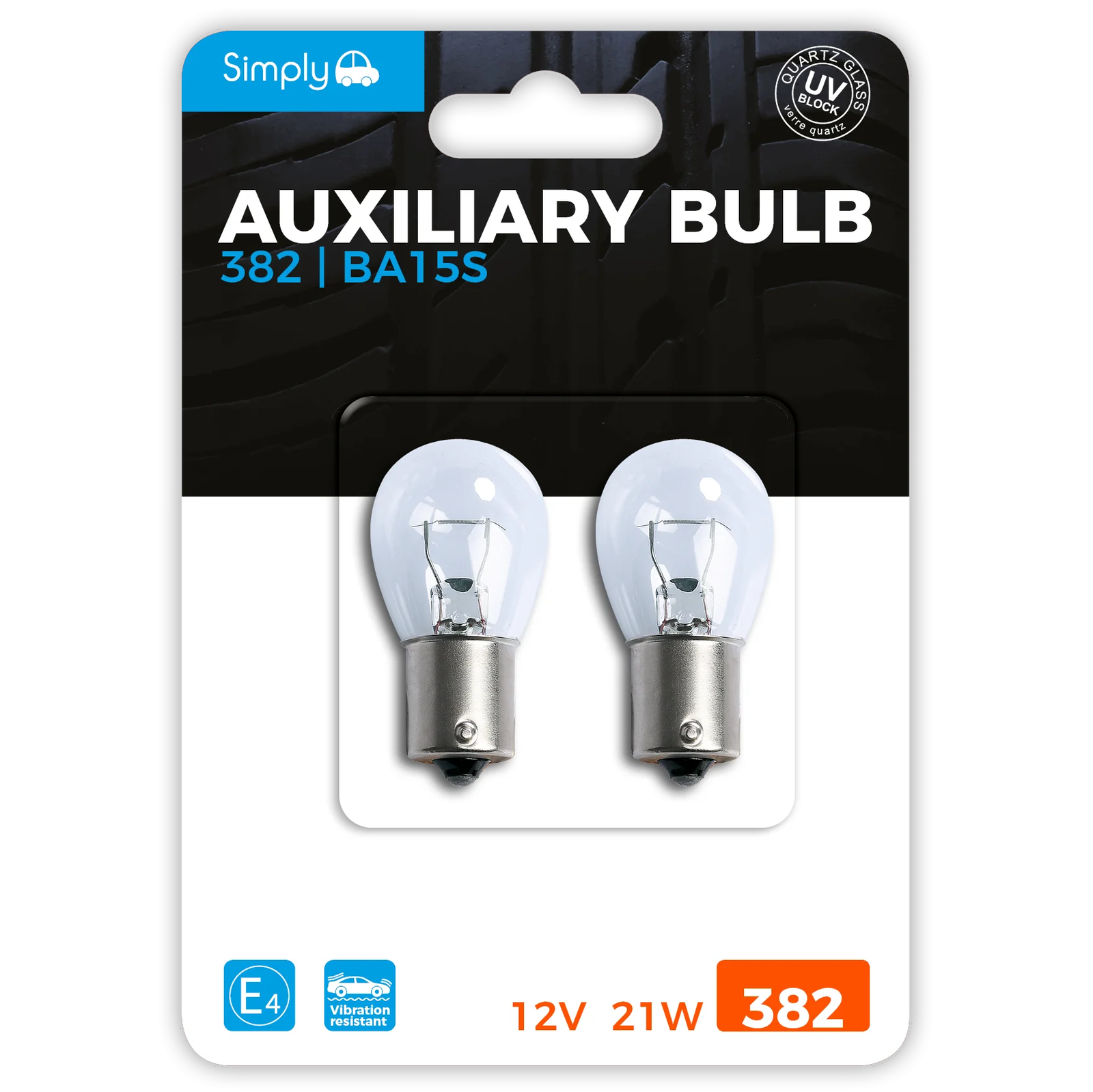 382 (P21W) Auxiliary Bulb Blister (S382BL) | eBay