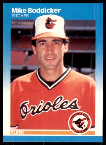 1987 Fleer Mike Boddicker A Baltimore Orioles #463 | eBay