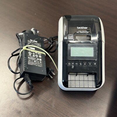 Brother QL820NWB Direct Thermal Label Printer - White/Black 12502647485 ...