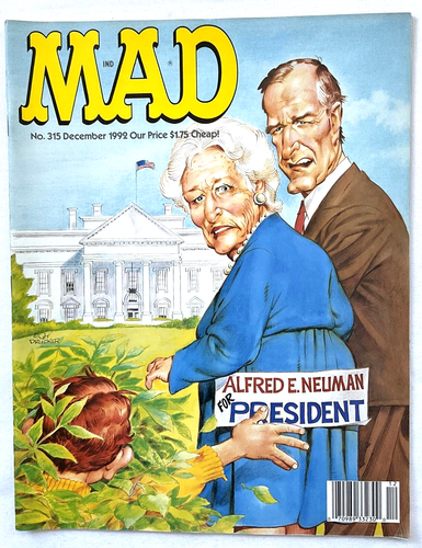 George Bush, MAD Magazine, No. 315 (Dec 1992) | eBay