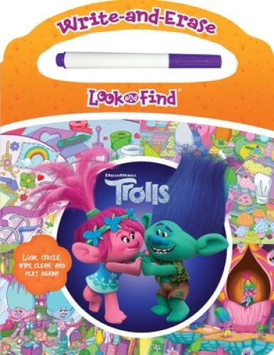 DreamWorks Trolls - Write-and-Erase Look and Find - Wipe Clean Learn ...