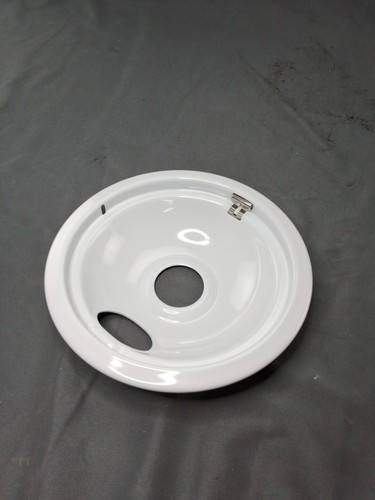 Frigidaire Range Enameled drip Pan w/clip ~ Light Gray/ Off-white ...
