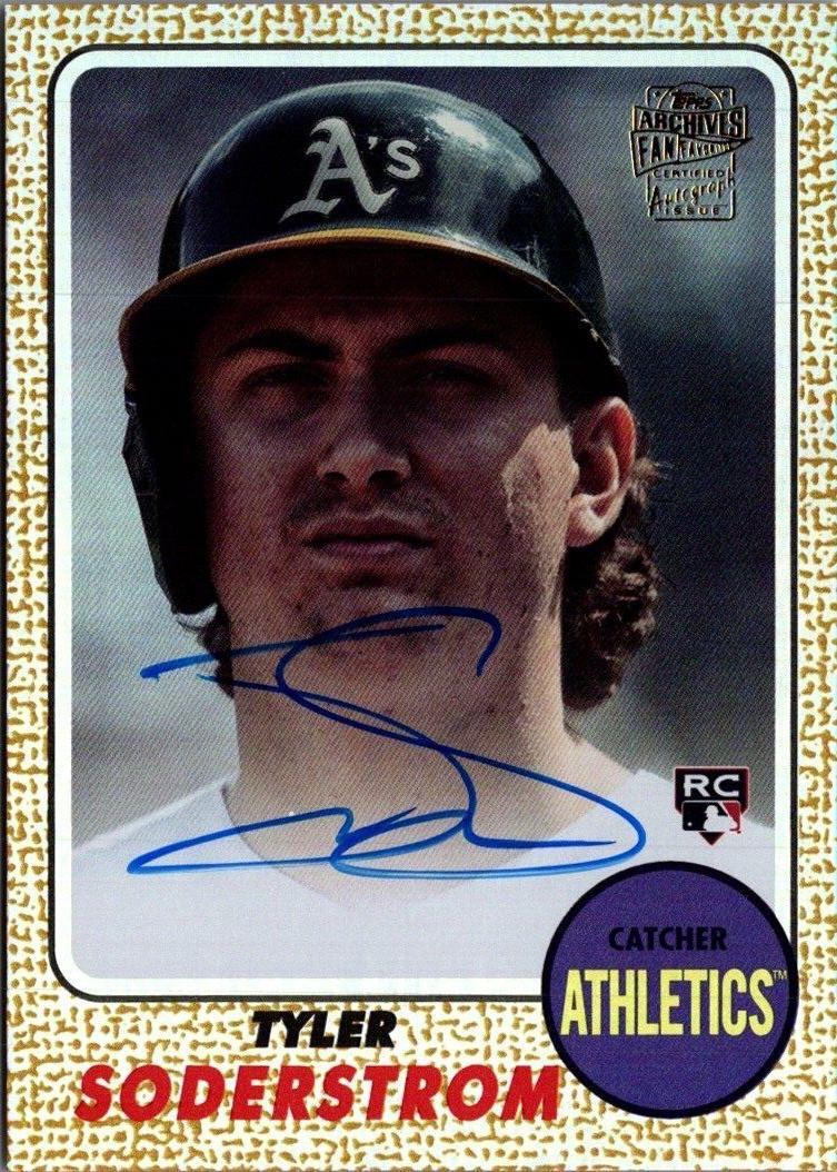 2024 Topps Archives - 1968 Fan Favorite Autographs Tyler Soderstrom ...