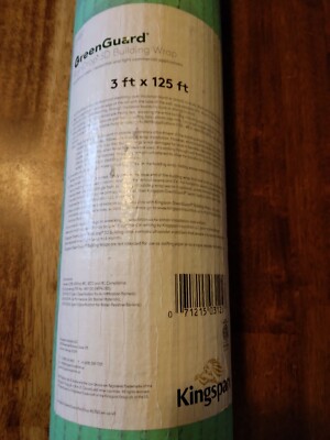 King Span Green Guard Moisture Barrier . Rain Drop 3d 3ftx125ft Please ...