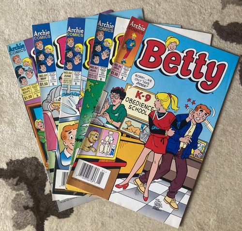 Vintage 90s Betty Comic Lot 1990s Archie Comics Betty Cooper Veronica ...