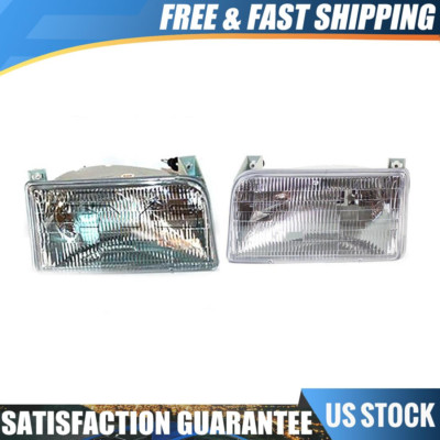 TYC Headlight Assembly Left Right Set 2 Fits Ford F-150 1992-1998 | eBay