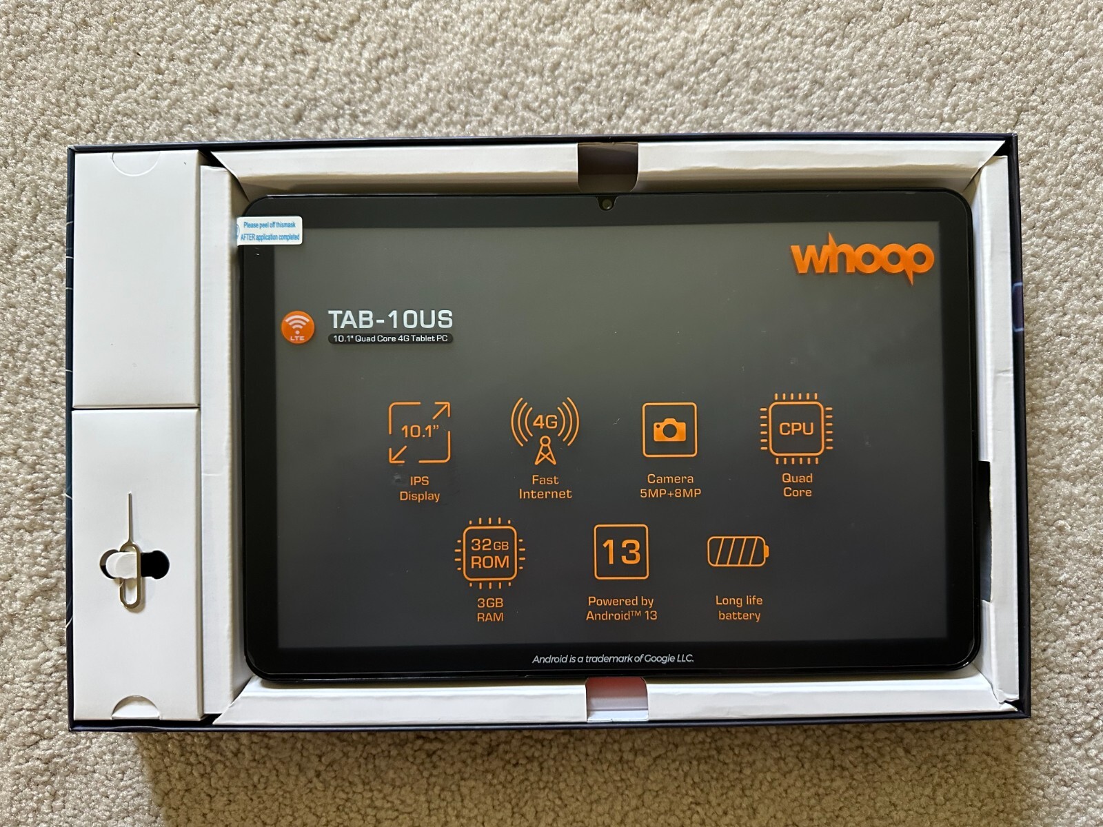 Whoop Tablet 10.1" UNLOCKED 4G LTE + Cellular Tablet | eBay