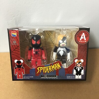 Marvel Bearbrick Spider-Man "Scarlet Spider & Spider-Woman" A 100% 2pk ...