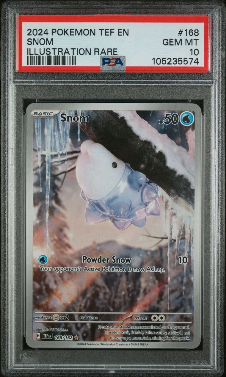 Snom 2024 Scarlet & Violet: Temporal Forces #168/162 Illustration Rare ...