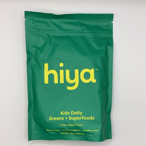 Hiya Health Kid's Daily Greens + Superfoods Chocolate Flavor 30 Exp 9/ ...