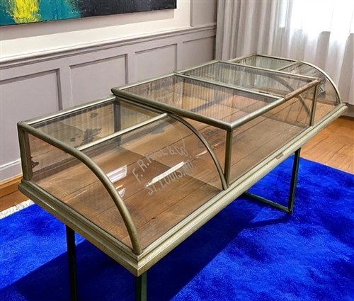 F.R.Rice Co. Glass Countertop Showcase, Vintage Cabinet Display ...