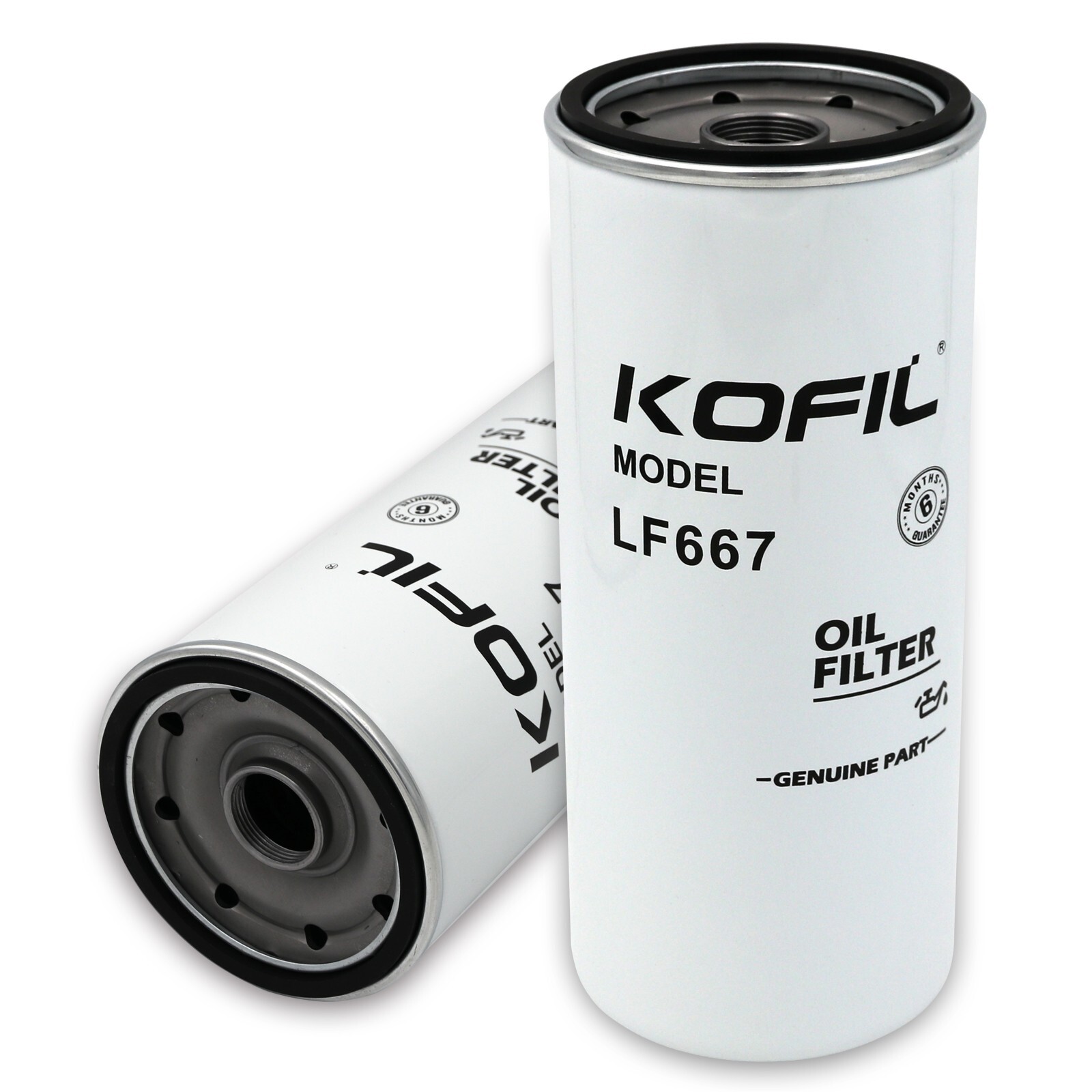 LF667 Oil Filter, Spin-on, for Volvo D13 & D16, Caterpillar C7 & 3306 ...