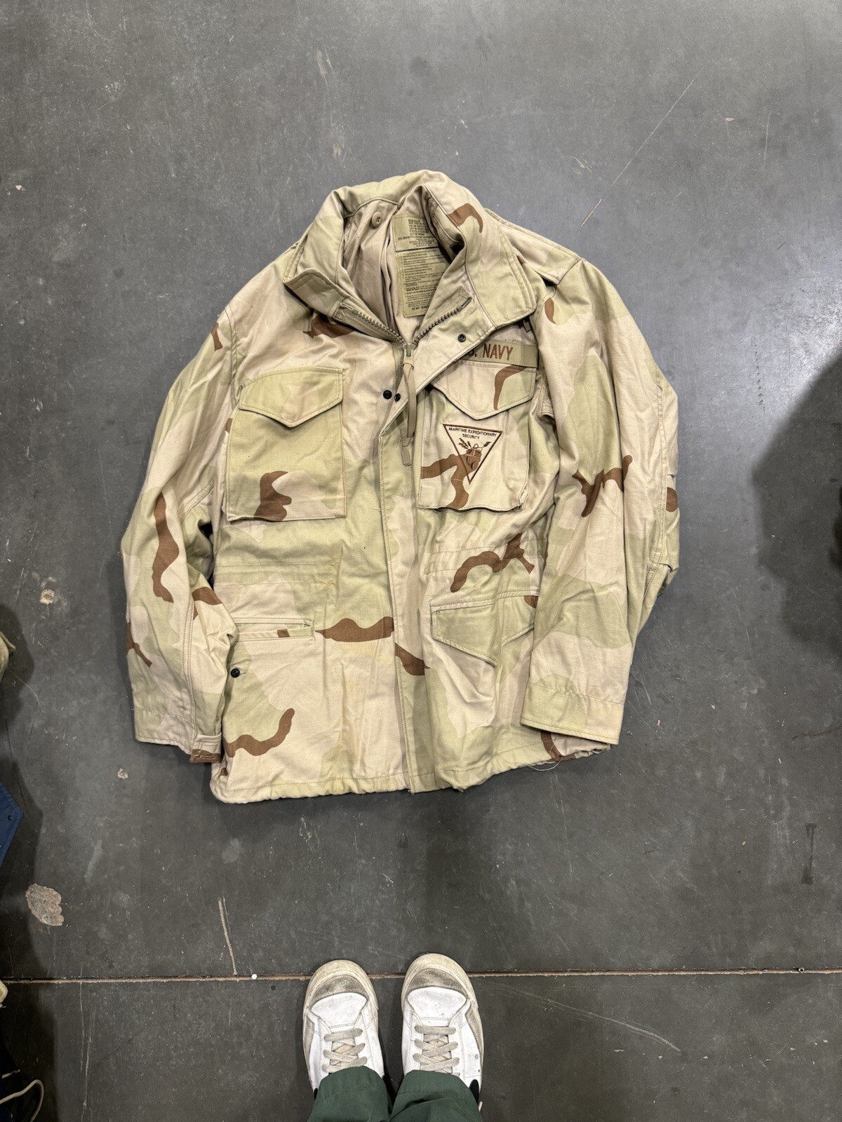 US Navy COLD WEATHER FIELD JACKET DESERT CAMOUFLAGE P… - Gem