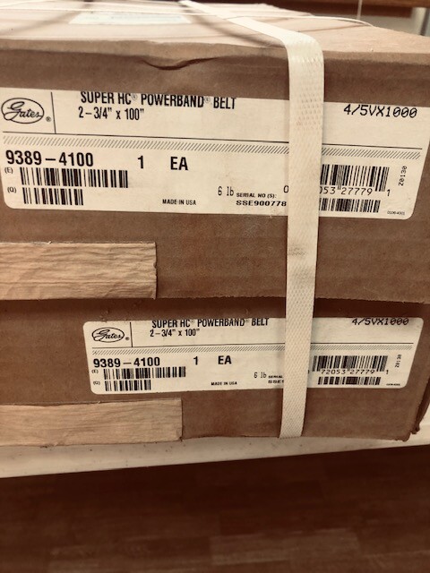 Gates 4/5VX1000 Super HC PowerBand V-Belt - 9389-4100 for sale online ...