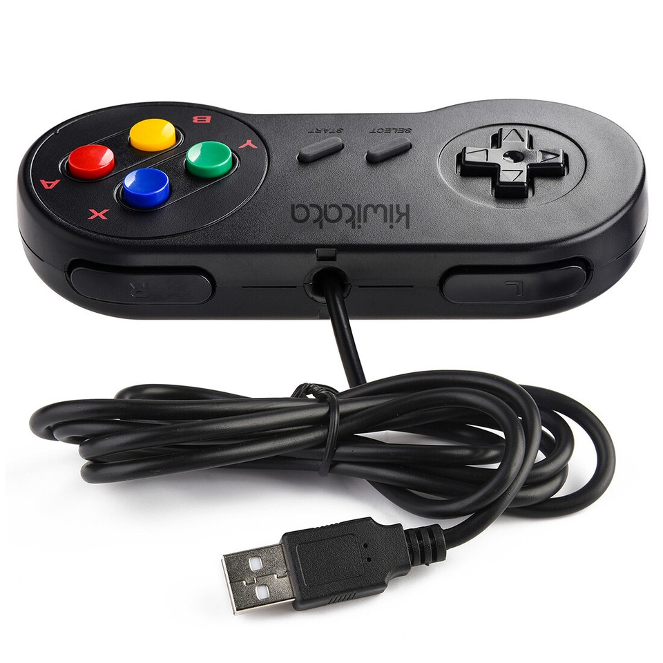 Kiwitata Retro Super Nintendo SNES USB Controller For Window PC MAC ...
