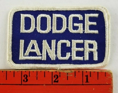 Vintage Dodge Lancer Auto Car Street Racing Patch | eBay