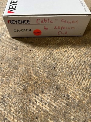 Keyence CA-CH3L L-shaped Connector Camera Cable 3-m - NEW | eBay
