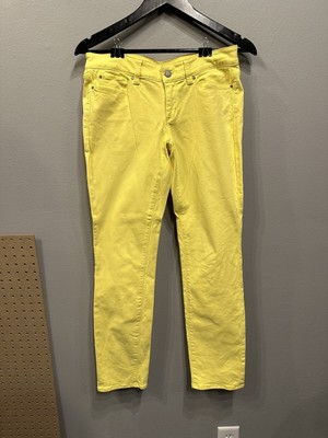 Modern Fit Yellow Skinny Jeans Women’s 6P | eBay