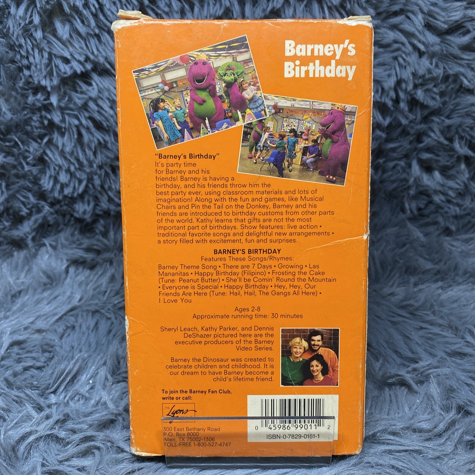 Barney - Barneys Birthday VHS 1992 The Lyons Group Tape Classic Kids ...