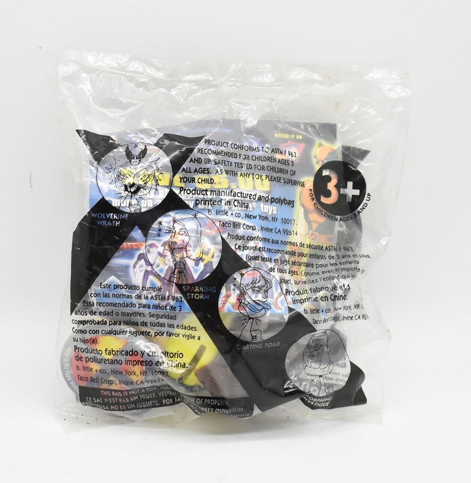 X-Men Evolution Backpack Clips Cyclops Brand NEW Sealed Taco Bell 2001 ...
