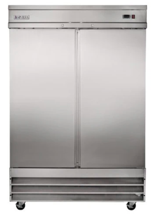 NEW 2 Door Refrigerator Stainless Upright Reach In Cooler Kintera KBM2R ...