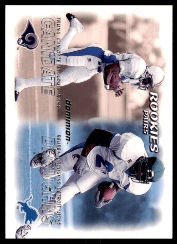 2000 FLEER DOMINION TRUNG CANIDATE/J.R. REDMOND ST. LOUIS RAMS/NEW ...