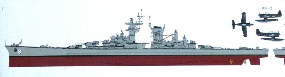 Hobbyboss 1:350 USS Hawaii CB-3 U.S. Navy Battle Cruiser Model Kit | eBay