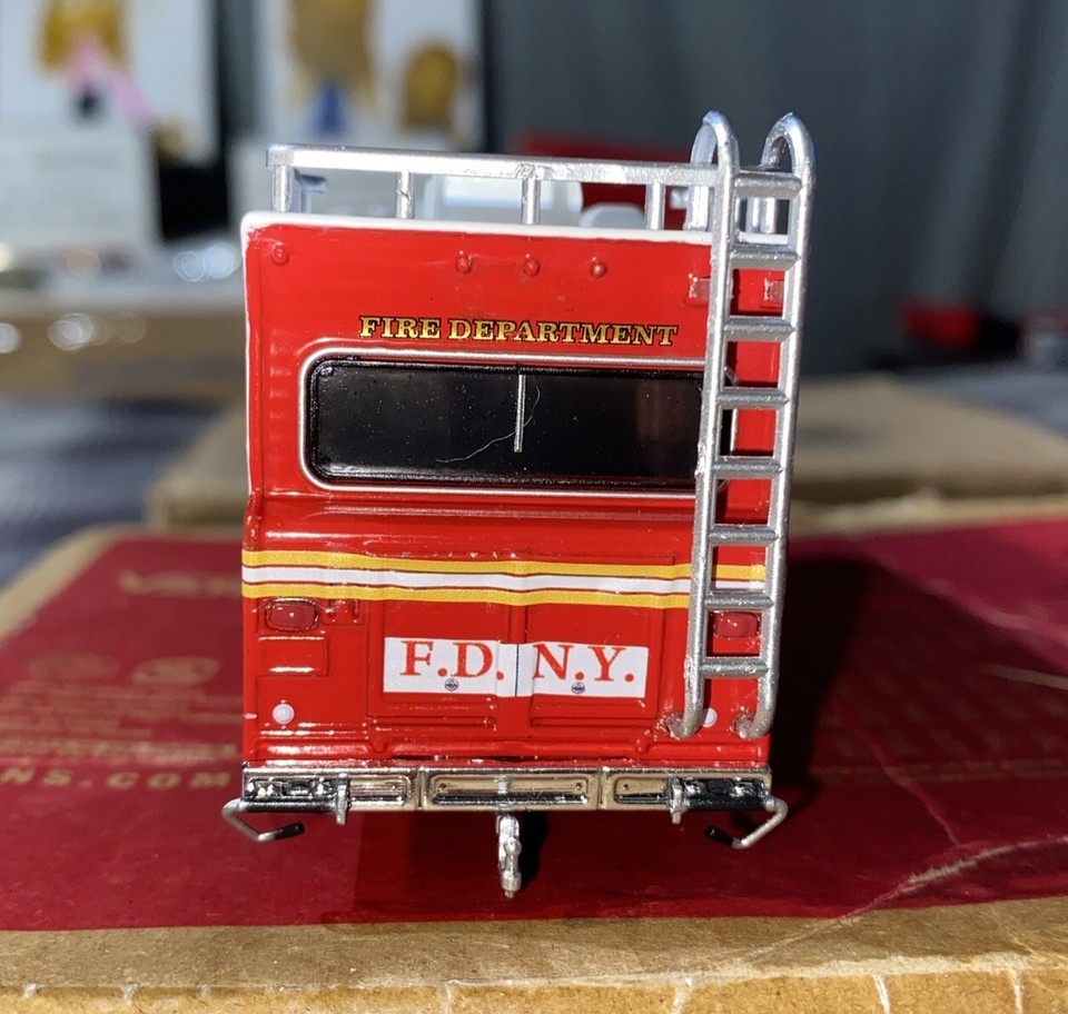 1-1 Kitbash 1/64 FDNY RESCUE AMBULANCE NEW YORK FIRE DEPARTMENT 1-1 Custom Made | eBay