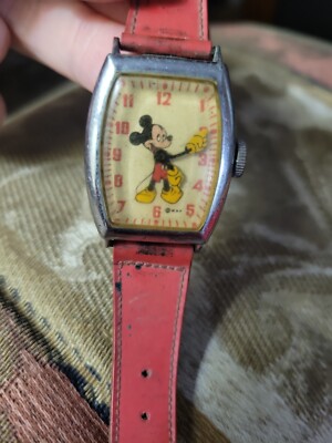 Vintage US Time Mickey Mouse Watch. See description and pictures | eBay
