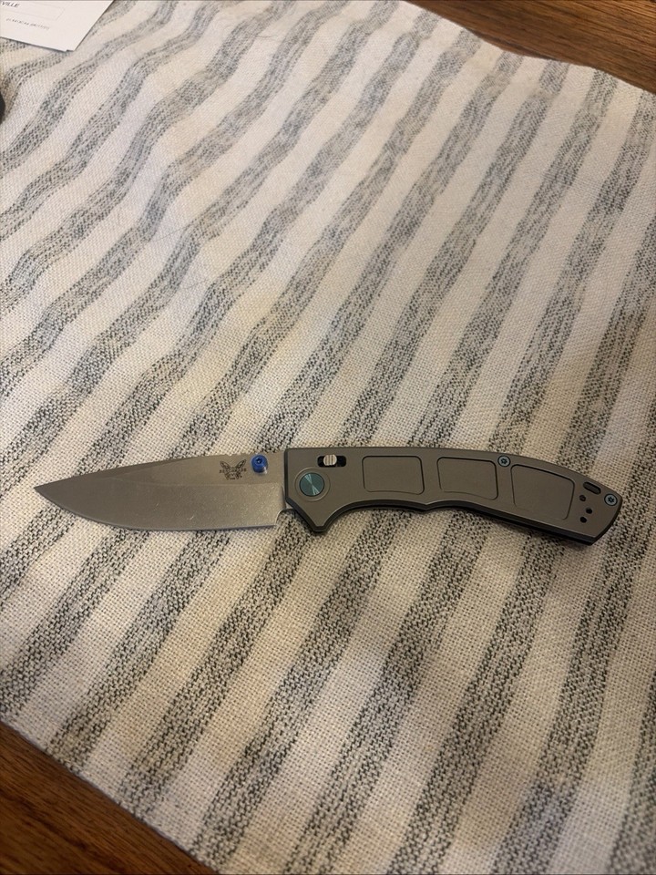 Benchmade Knives Narrows 748 M390 Titanium Stainless Pocket Knife COPY ...