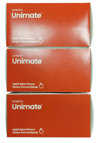 Unicity Unimate Apple Spice (3 Packs of 30 Packets each) - Exp: 8/2026 ...