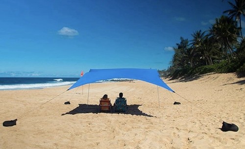 Neso Grande Sunshade Stakeless Tent 2 Pole Lightweight Periwinkle Blue ...