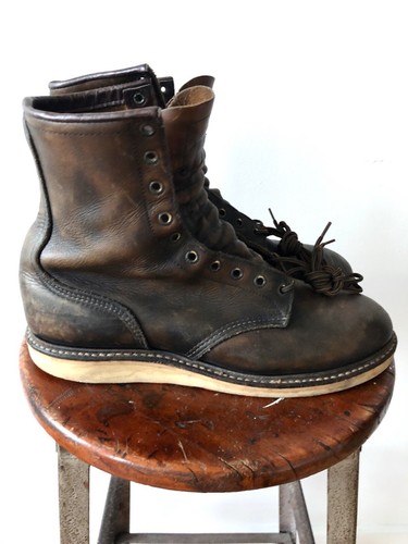 Vintage Red Wing Men’s 899 Brown Leather Logger Boot Size 11B Soft Toe ...