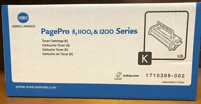 *NEW* GENUINE Konica Minolta Series K Toner Cartridge 1710399-002 ...