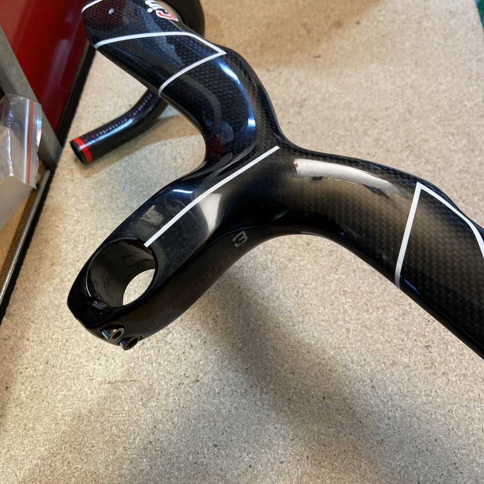 Genuine Cinelli Ram3 - Ram Horn Handle Bars/Stem - Full Carbon | eBay