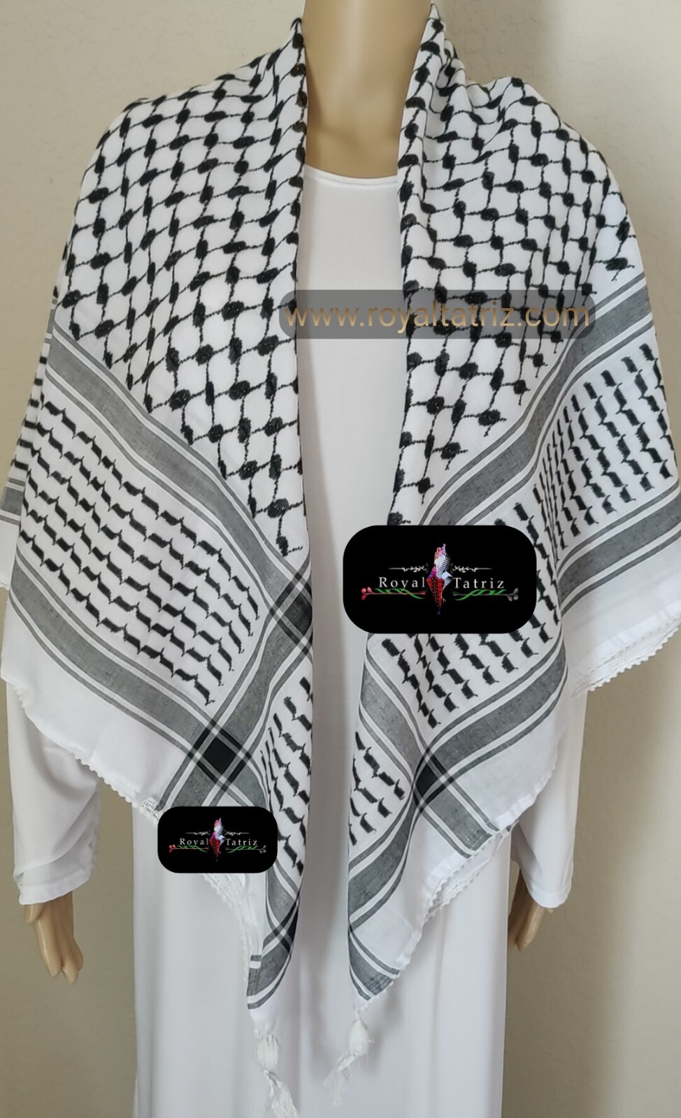 The original Handmade Palestinian keffiyeh, large size - La Paz County ...