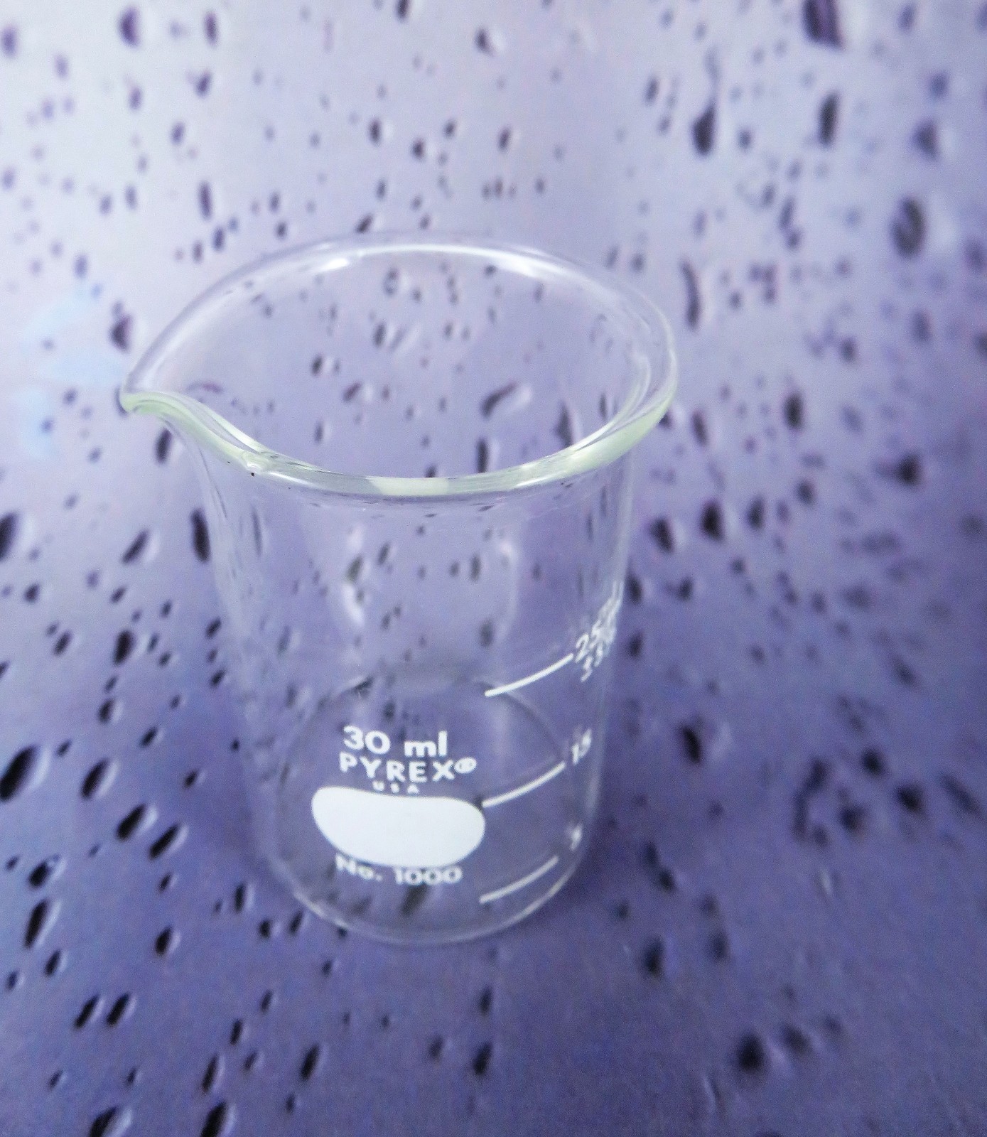 Clear Glass 30ml Pyrex Beaker No.1000 With Pouring Lip 2.0625" H x 1.5 ...